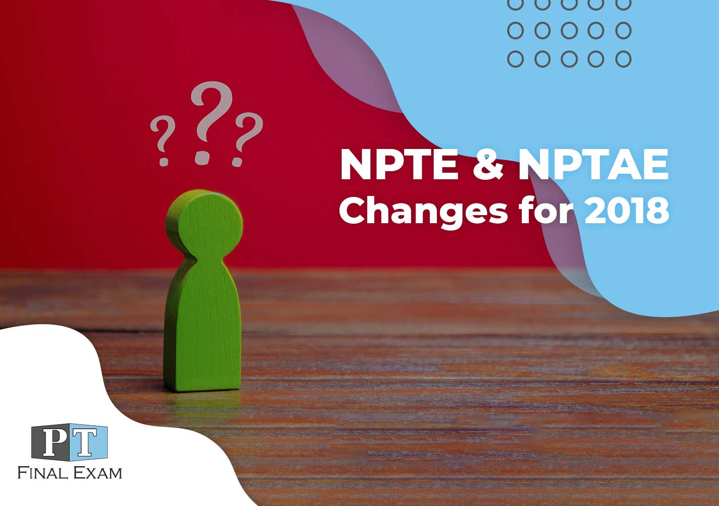 NPTE & NPTAE Changes for 2018 - PT Final Exam